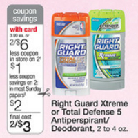 HIGH Value Right Guard $2 off one Deodorant Coupon + Walgreens Deal ...